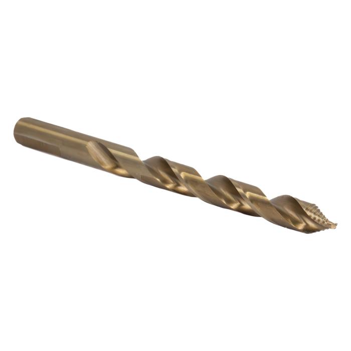 Stepped Point Cobalt Drill Bits start easier, drill faster, increase ...
